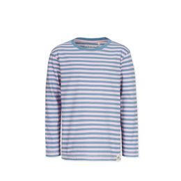 Band of Rascals Longsleeve " Striped " in aegean-blue-faded-pink | Gr.: 146