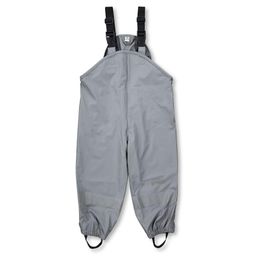 Sterntaler Regenträgerhose ungefüttert uni in rauchgrau | Gr.: 80