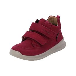 Superfit Leder-Sneakers "Breeze" in Bordeaux | Gr.: 24