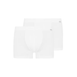 Hanro 2er-Pack Retro Boxershorts Cotton Essentials in white | Gr.: M