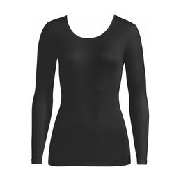 Hanro Longsleeve Pure Silk in Black | Gr.: M