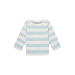 Noppies Langarmshirt Ogden in Stripe pattern Light Blue | Gr.: 56
