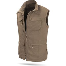 Normani Outdoor Sports Herren Outdoor Weste Kudu in Khaki | Gr.: XL