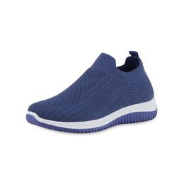 VAN HILL Slip Ons Alyssa in Blau | Gr.: 38