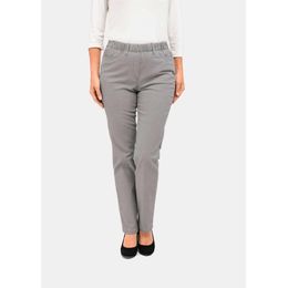 GOLDNER Klassische Jeansschlupfhose LOUISA in hellgrau | Gr.: 40