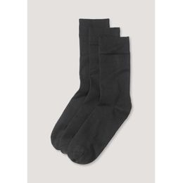 hessnatur Socke in schwarz | Gr.: 46-48