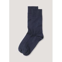hessnatur Merino-Socke in marine | Gr.: 43-45