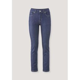 hessnatur Jeans LEA Mid Rise Slim in pure blue | Gr.: W29/L30