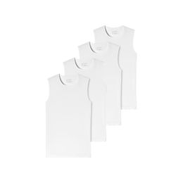 Schiesser Unterhemd 4er Pack in Wei&szlig; | Gr.: XL