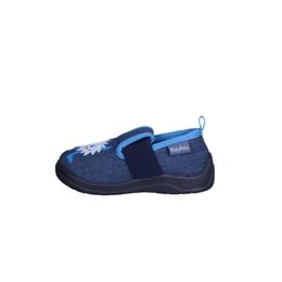 Playshoes Hausschuh Monster in Jeansblau | Gr.: 20/21