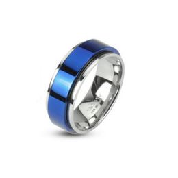 BUNGSA Ring in Blau | Gr.: 64