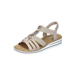 Rieker Komfort Sandalen in Beige | Gr.: 41