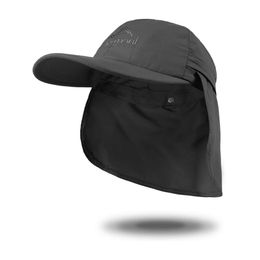 Normani Outdoor Sports Cap mit Nackenschutz Savannah in Anthrazit | Gr.: XL