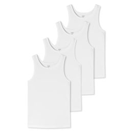 uncover by Schiesser Unterhemd / Tanktop Basic in Wei&szlig; | Gr.: L