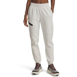 Under Armour Sweat Pant "Unstoppable Fleece Jogger" in Wei&szlig; | Gr.: L
