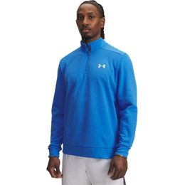 Under Armour Longsleeve "Armour Fleece 1/4 Zip" in Blau | Gr.: XL