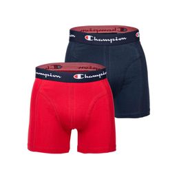 Champion Boxershort 2er Pack in Marine/Rot | Gr.: S
