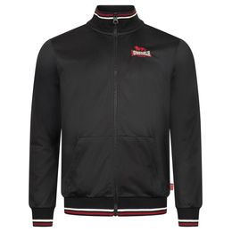 Lonsdale Trainingsjacke "Irthing Herren Trainingsjacke normale Passform" in Schwarz | Gr.: M