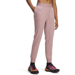 Under Armour Sweat Pant "Rival Hi Rise Woven Pant" in Pink | Gr.: XL