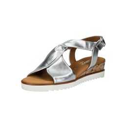 Gabor Sandalen in Silber | Gr.: 38,5