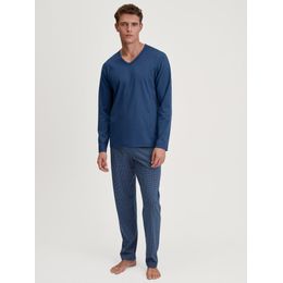 Calida Pyjama in deep night blue | Gr.: XL