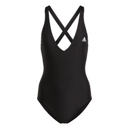 adidas Sportswear Sportbadeanzug '3-Stripes' Damen Gr&ouml;&szlig;e M schwarz / wei&szlig;