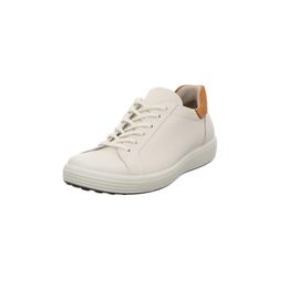 Ecco Sneaker Soft 7 in white/lion | Gr.: 44