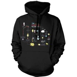 Hoodie "The Friendship Minions Algorithm Big Tall Hoodie" in Schwarz | Gr.: 5XL