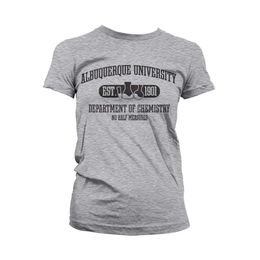 Breaking Bad Shirt "Albuquerque University Dept Of Chemistry Girly Tee" in Grau | Gr.: S