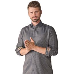 Businesshemd Venti "Venti Businesshemd uni", Herren, Gr. 38, Normalgrößen, braun (schlamm), 100% Baumwolle, unifarben, schmal, Hemden