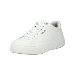 Sneaker Tamaris "Tamaris Sneaker Leder", Damen, Gr. 39, weiß, Leder, Schuhe