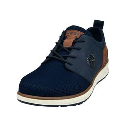 Sneaker Bugatti "Bugatti Sneaker Textil", Herren, Gr. 40, blau (dunkelblau), Textil, Schuhe Sneaker