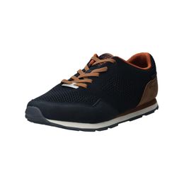 Sneaker Bugatti "Bugatti Sneaker Textil", Herren, Gr. 42, blau (dunkelblau), Textil, Schuhe Sneaker