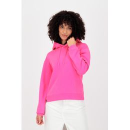 alife and kickin Kapuzensweatshirt ALIFE & KICKIN "Damen ThaneeAK A", Damen, Gr. S, pink (hot pink), 80% Baumwolle, 20% Polyester, Basic, schmal hüftlang, Rippbündchen, Sweatshirts, Basic Hoodie Kapuzenpullover, Sweatshirt mit Kapuze