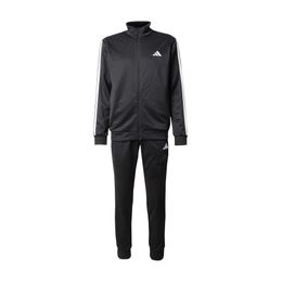 adidas Sportswear Trainingsanzug Jungen Gr&ouml;&szlig;e L schwarz / wei&szlig;