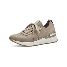 Sneaker Tamaris "Tamaris Sneaker Textil", Damen, Gr. 37, weiß (ivory), Textil, Casual, Schuhe