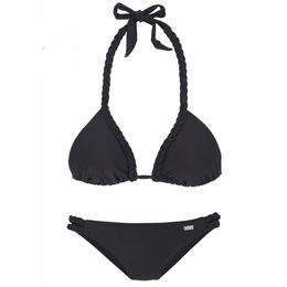 Buffalo Triangel-Bikini Damen Gr&ouml;&szlig;e XS/S schwarz