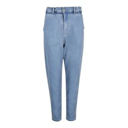 Apricot Freya Paper Bag Waist Slim Fit Jeans ' ' Damen Größe 27/28 blau