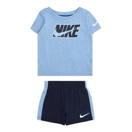 Nike Sportswear Jogginganzug 'DROPSET' Jungen Gr&ouml;&szlig;e 86/92 navy / taubenblau / wei&szlig;