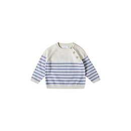 Stellou & Friends Pullover Jungen Gr&ouml;&szlig;e 74/86 blau / wei&szlig;