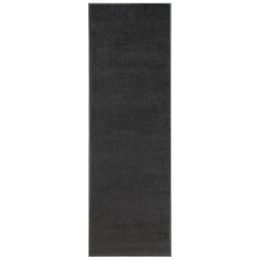 my home L&auml;ufer &raquo;Lavea&laquo; rechteckig 9 mm H&ouml;he L&auml;ufer, Teppichl&auml;ufer, Br&uuml;cke, Schmutzfangmatte, Uni-Farben, waschbar schwarz Obermaterial: 100%...