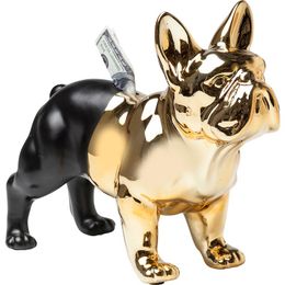 KARE DESIGN Schmuckkasten »Spardose Bulldog Gold-Schwarz« goldfarben