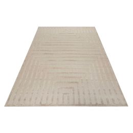 Esprit Outdoorteppich »Carolina ESP-54227« rechteckig 6 mm Höhe mit Hoch-Tief-Effekt, modern, robust, pflegeleicht, Terrasse, Küche creme beige...