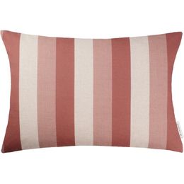 Tom Tailor HOME Dekokissen »Checked Stripe« rostbraun/braun/kastanie + gestreift Bezug: 80% Baumwolle, 20% Polyester B/L: 40 cm x 60 cm