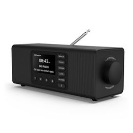 Hama Digitalradio (DAB+) »DAB-Radio (mit Bluetooth, Stereo, Digitalradio, FM/DAB+, Radiowecker)« ( 10 W) Schwarz Radiowecker mit zwei...