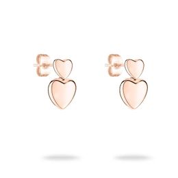 Tamaris Paar Ohrstecker »Schmuck Geschenk Edelstahl Ohrringe Bold Hearts Herz« roségoldfarben Elegante Ohrringe in Herzform