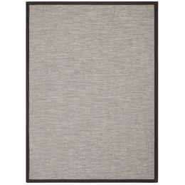 Dekowe Teppich &raquo;Naturino Color&laquo; rechteckig 7 mm H&ouml;he Flachgewebe, Sisal-Optik, mit Bord&uuml;re, In- und Outdoor geeignet anthrazit Obermaterial: 100%...