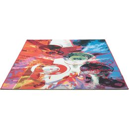 Sansibar Teppich &raquo;Rantum-Beach SA-026&laquo; rechteckig 5 mm H&ouml;he Flachgewebe, modernes Design, In- und Outdoor geeignet multicolor Obermaterial: 78%...