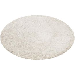 Esprit Hochflor-Teppich »YOGI ESP-096« rund 50 mm Höhe flauschiger weicher Flor, 100% recyceltem PET, Wohnzimmer beige Obermaterial: 100% Polyester...