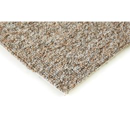 my home Teppichboden »Bruno, Schlinge« rechteckig 4 mm Höhe meliert, Breite 400, robust, rutschsicher, 100% recyceltes Polyester braun...